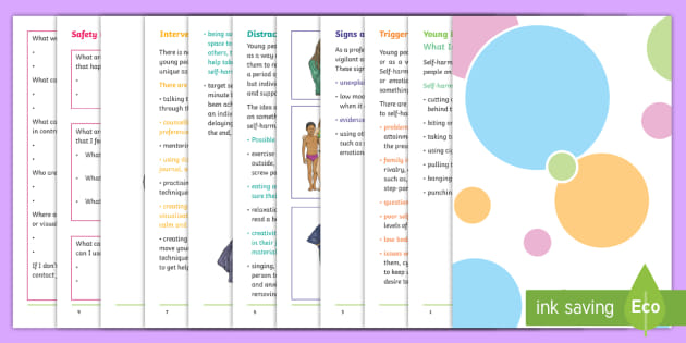 * NEW * Young People and Self-Harm Information Booklet