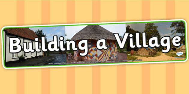 Building a Village Photo Display Banner
