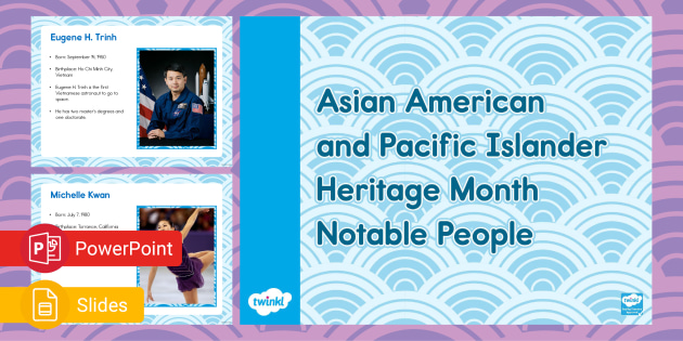 Asian American & Pacific Islander Notable People for K-2nd Grade