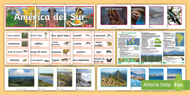 Pack América del Sur (teacher made)