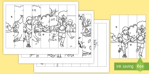 Autumn Agamographs Colouring Pages