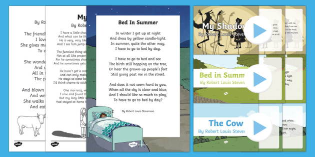 Robert Louis Stevenson Poems Resource Pack (teacher made)