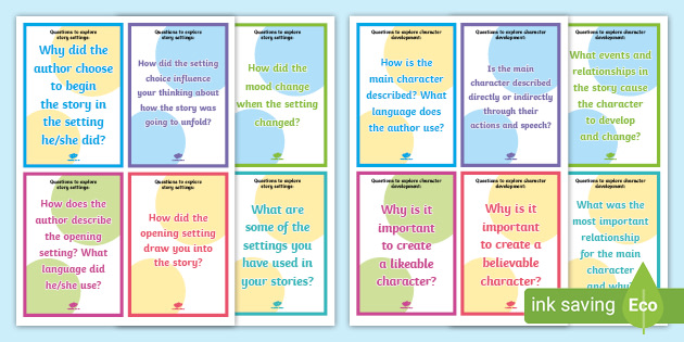 Year 3 and 4 Discussion Questions for any fiction text