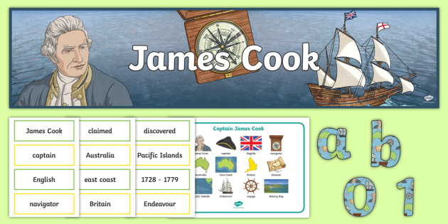 Captain James Cook Display Pack (teacher made)