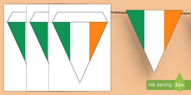 Republic of Ireland Flag Bunting (teacher made)