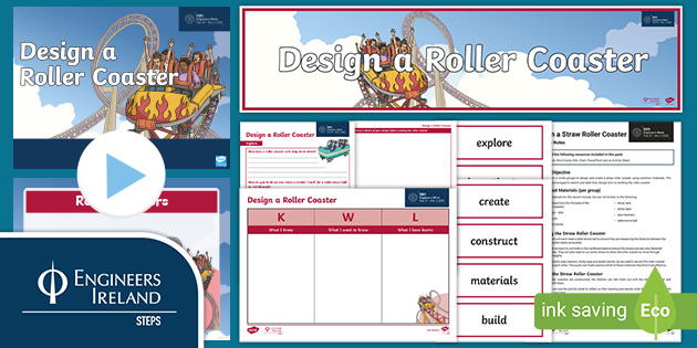 FREE! - Design a Rollercoaster Pack (teacher made)