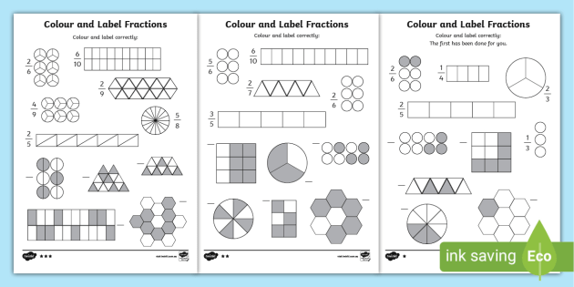 Year 4 Maths Fractions Success Criteria Poster