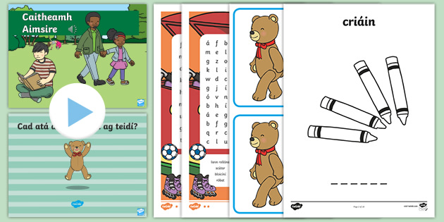 Gaeilge First/Second Class Caitheamh Aimsire Pack