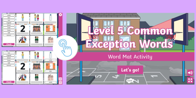 Common Exception Words Game - Primary Resources