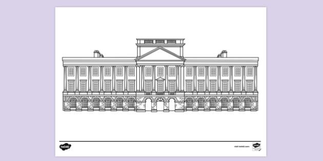 FREE! - Pemberley House Colouring Sheet | Colouring Sheets