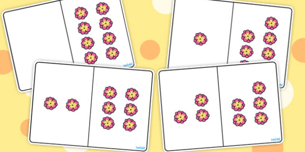 FREE! - Pink Flower Counting Number Bonds to 8