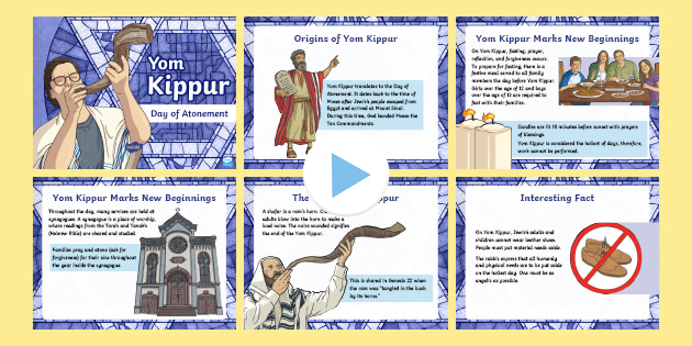 Yom Kippur: Day of Atonement PowerPoint (Teacher-Made)