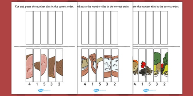 Stone Soup Number Sequencing Puzzle (teacher made)