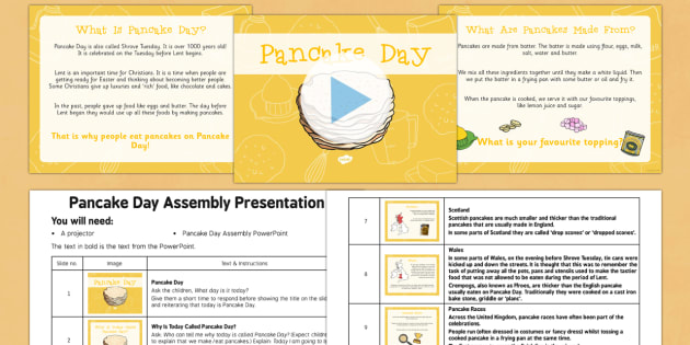 KS1 Pancake Day Assembly Pack (teacher made)