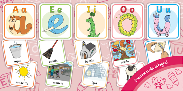 Vocales Para Imprimir En Espanol Cómo Enseñar Las Vocales A Los