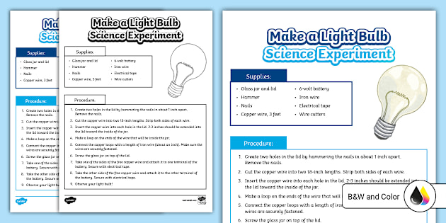 Science Experiment 5th Grade • Twinkl.com