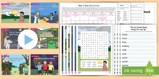 Year 2 Term 1A Bumper Spelling Pack