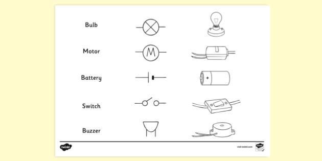 FREE! - Circuit Components Colouring Sheets | Colouring Pages