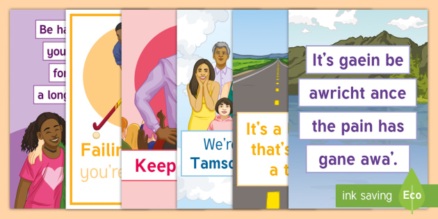 Scots Staff Room Motivational Posters (teacher made)