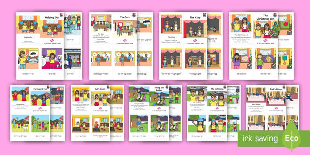 Phase 3 Reading Books - Stage 3 Phonics Books (teacher made)