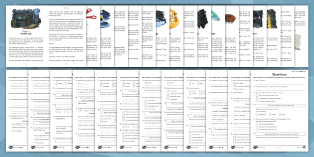 KS2 Fantasy Gaming Adventure Story Differentiated Reading Comprehension