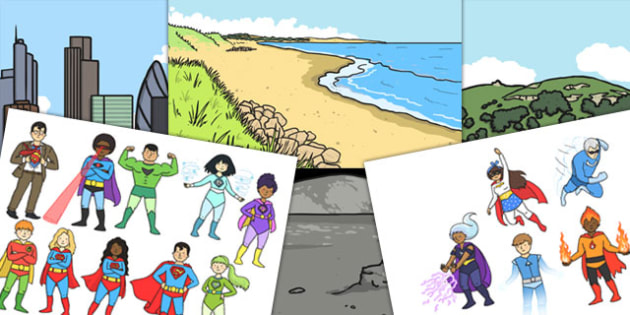 Superhero Small World Pack - superhero, small world, pack, hero