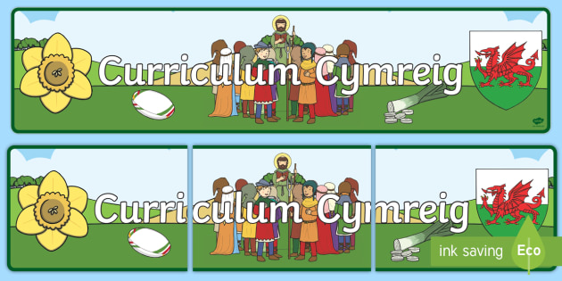 Curriculum Cymreig Display Banner (teacher made)