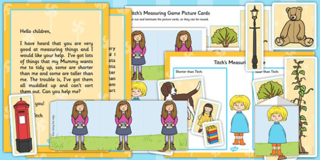 Titch Measuring Game Pack (teacher made)