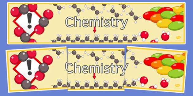 KS3 Chemistry Display Banner - ks3, chemistry, display banner, display