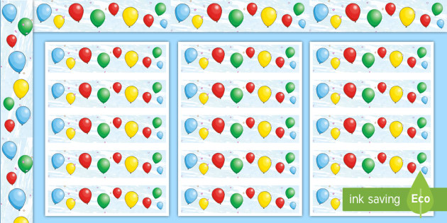 Celebrating Success Display Borders