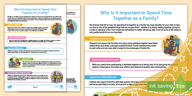 Why Is It Important to Spend Time Together as a Family?