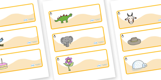 FREE! - Penguin Themed Editable Drawer-Peg-Name Labels