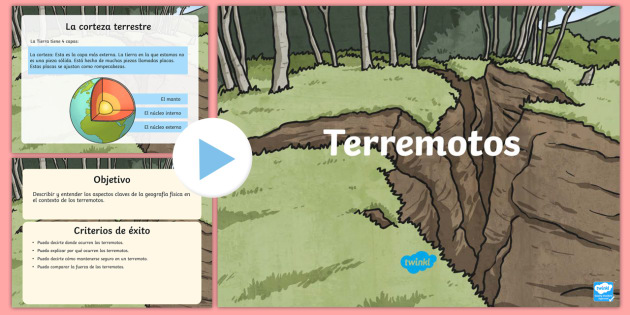 Presentación: Los terremotos (teacher made)