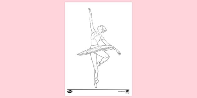 FREE! - Ballet Colouring | Colouring Sheets (teacher made)
