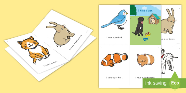 Pets Early Emergent Reader - pets, family pet, emergent reader, pet ...