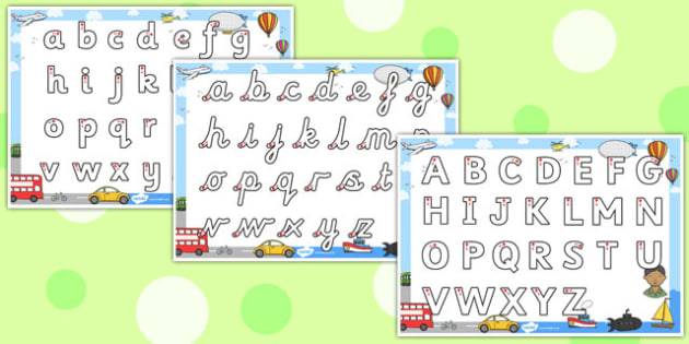 Transport Themed Letter Writing Worksheet