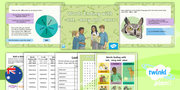 Year 6 Spelling: Word Endings Lesson 2 (Teacher-Made)
