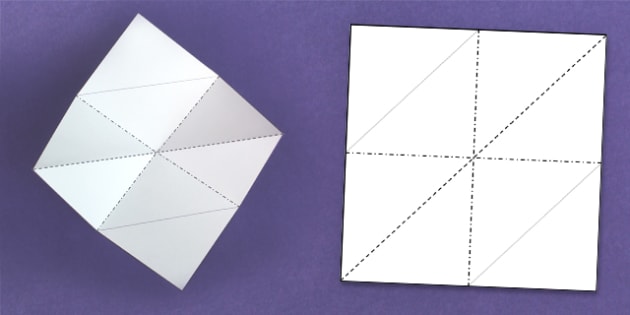 Expanding Diamond Fold