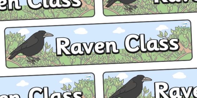 FREE! - Raven Themed Classroom Display Banner (teacher made)