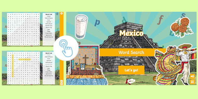 Mexico Word Searches | twinkl.com.au