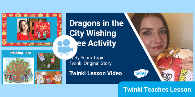FREE! - Dragons in the City Chinese New Year Video Lesson | EYFS