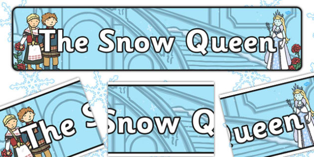 FREE! - The Snow Queen Display Banner (teacher made)