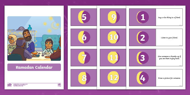 Ramadan Calendar Craft (teacher made)