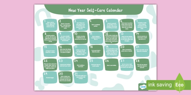 Health and Wellbeing Calendars | twinkl.ca