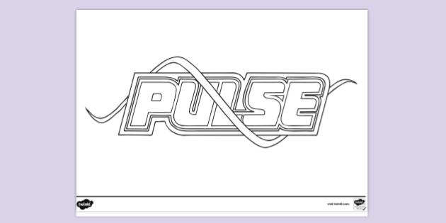 FREE! - Central Pulse Logo Colouring Sheet (teacher made)