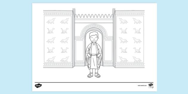 FREE! - Colouring Page of Daniel in the Bible | Colouring Sheets