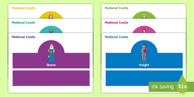Medieval Castle Role-Play Headbands (teacher made)