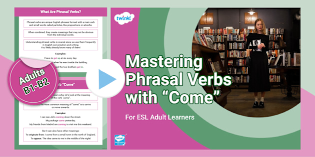English Phrasal Verbs | twinkl.co.uk