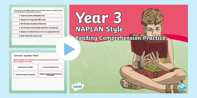Year 3 NAPLAN reading presentation | Primary Resources