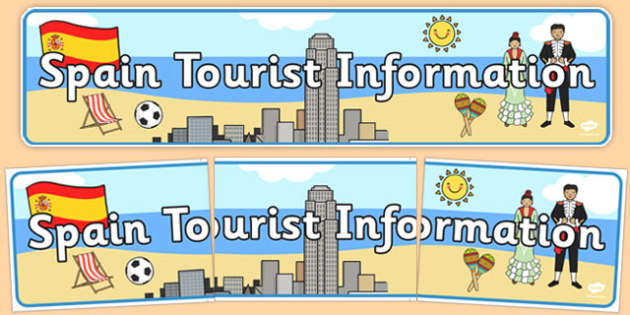 Spain Tourist Information Display Banner
